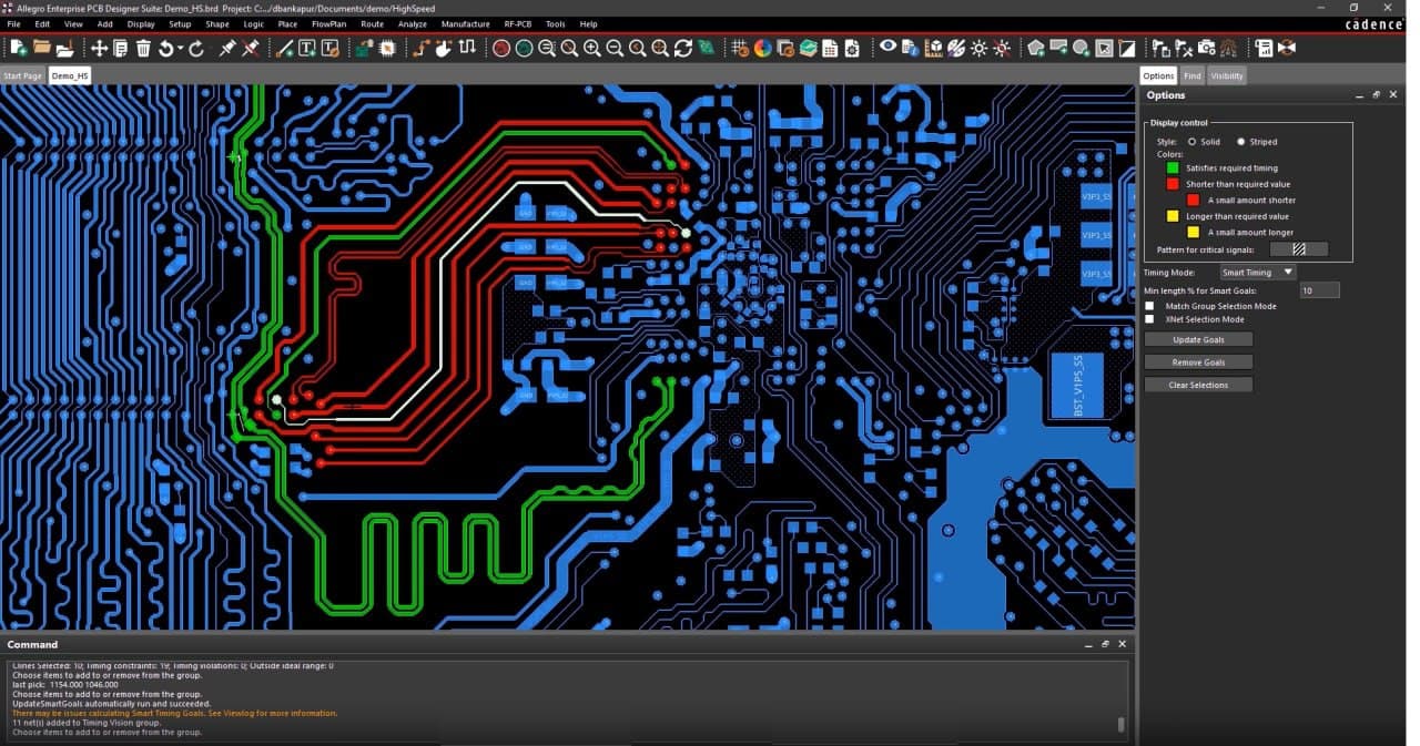 Обновление полигонов в OrCAD/Allegro PCB Editor – ПСБ Софт, Россия